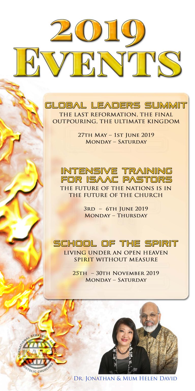 2019 EVENTS - Dr Jonathan David